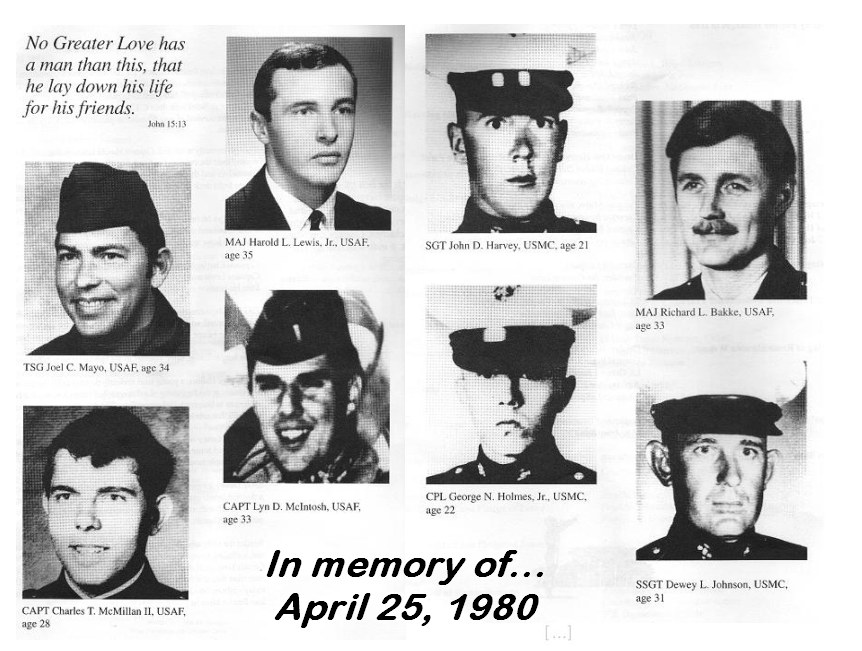 THE FALLEN HEROES – The Hostage Rescue Attempt in Iran, April 24-25, 1980